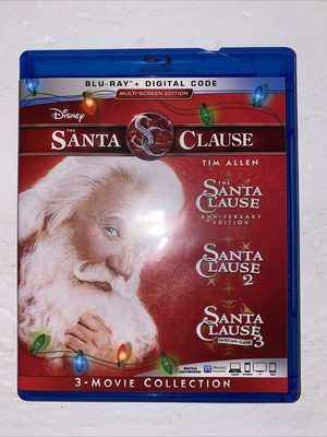 Disneys THE SANTA CLAUSE 3 MOVIE COLLECTION Blu-ray 1 2 3 Tim Allen ...