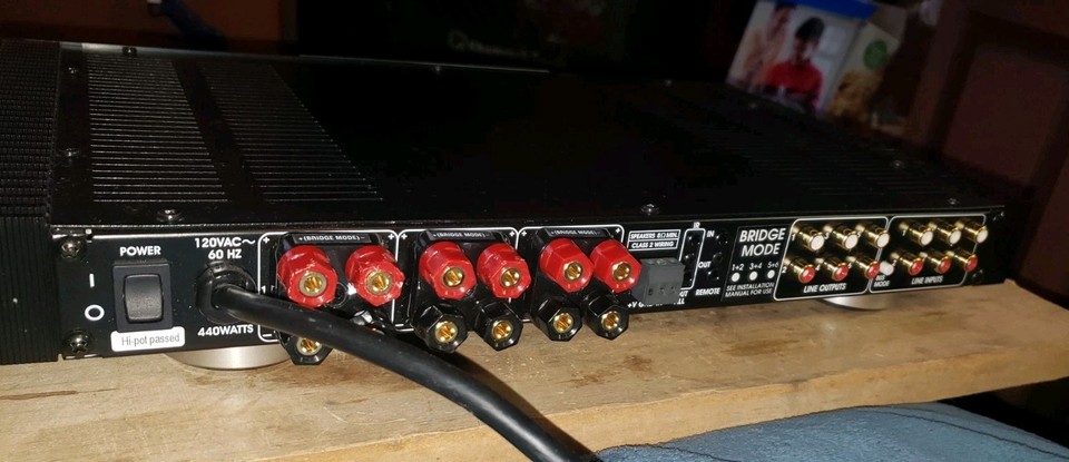 Elan A6 6 Channel Home Theater/ Zone Power Amplifier | eBay