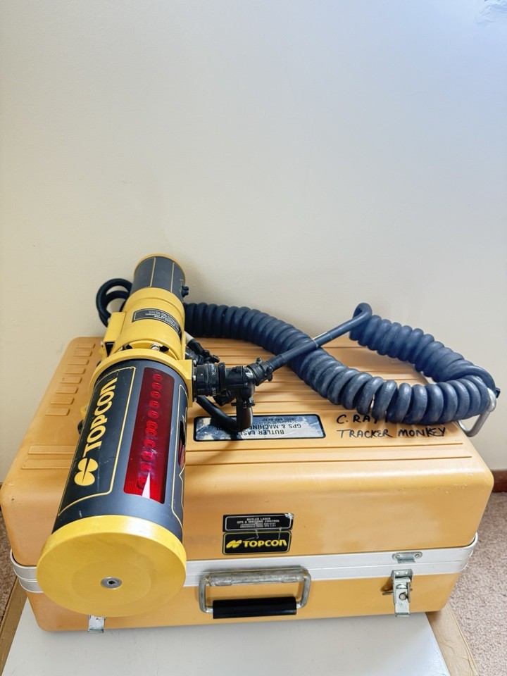 Topcon 9130 360° Laser Receiver & Topcon 9220 Tracker Jack Laser | eBay