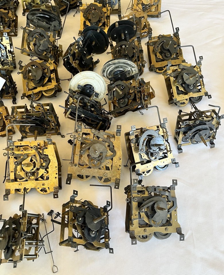 Lot of over 60 Regula Germany Cuckoo Clock Movements for Parts or ...