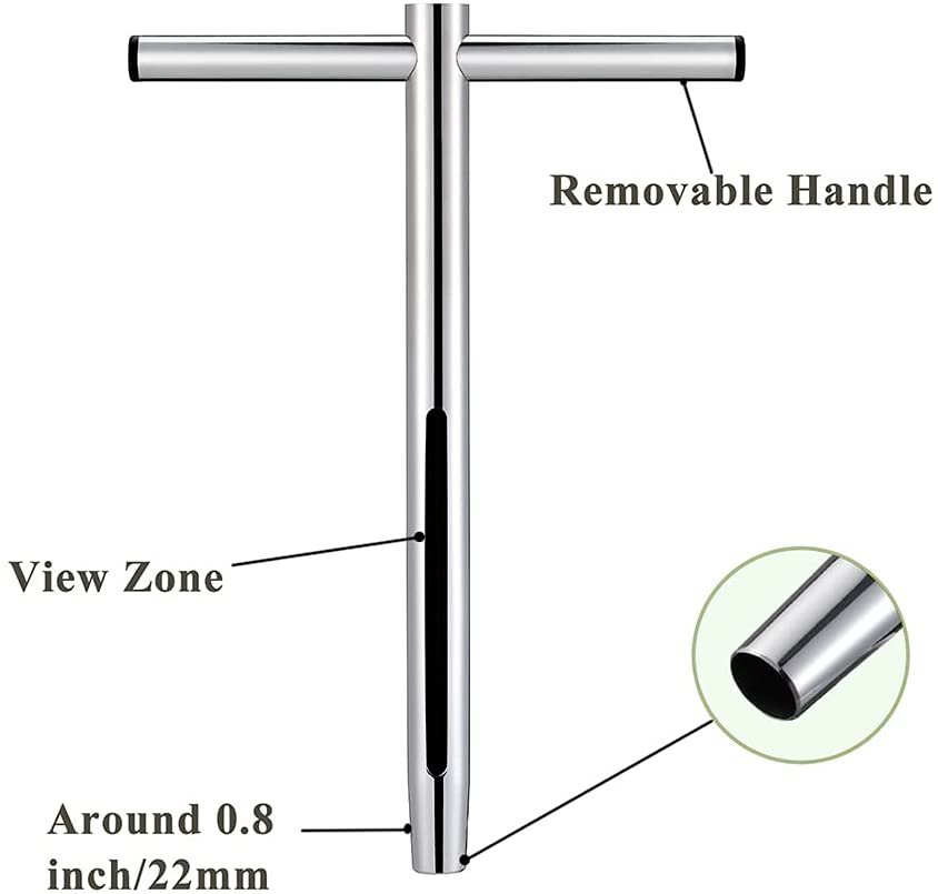 Soil Sample Probe 12 Inch with T Handle, Soil Sampler Tool, Soil Test ...