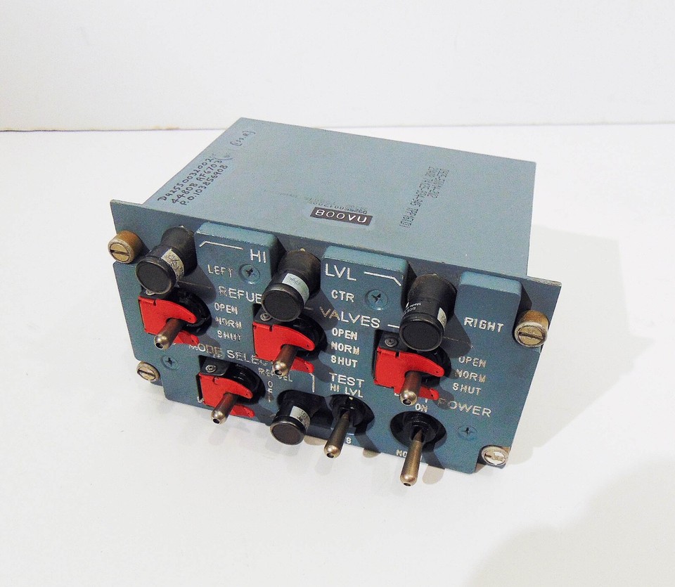 Aerospatiale Airbus A320 Pilot's Cockpit Refuel Valves Control Panel ...