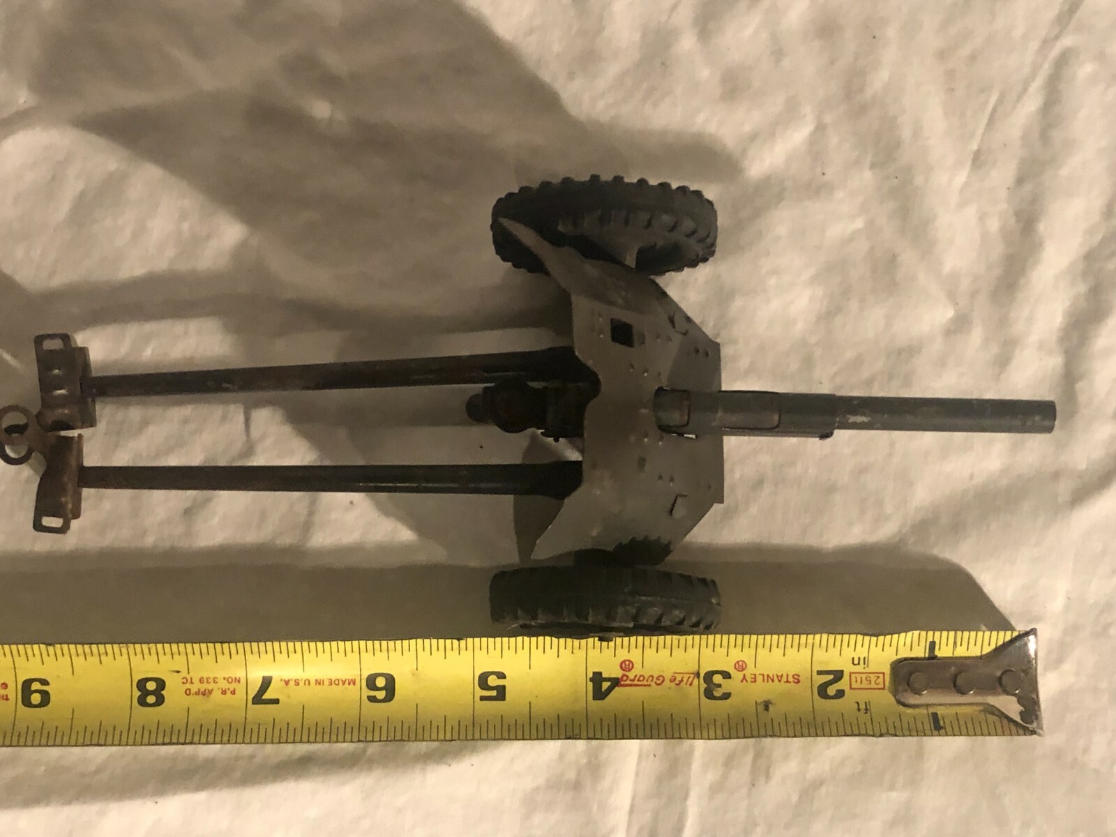 Hausser Elastolin Cannon Anti-Tank Gun Field Artillery Tin Toy Germany ...