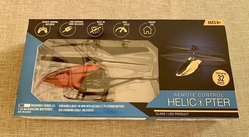Well Played Toys RC Helicopter Remote Control Red, New | eBay
