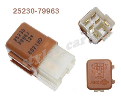 Genuine Nissan (98-17) 6-Pin Brown Main Radiator Fan Relay 25230-79963 ...