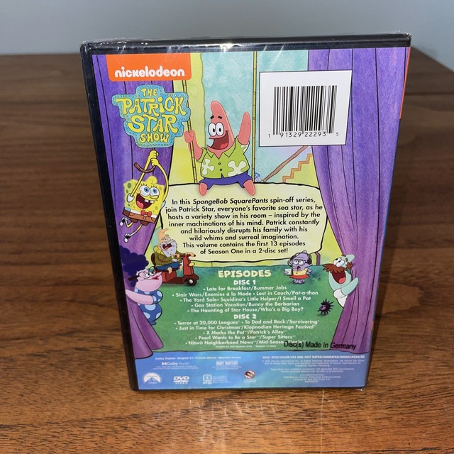The Patrick Star Show: Season 1, Vol. 1 (DVD) for sale online | eBay