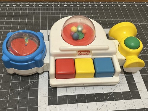 1991 Playskool Baby Toy Activity Center Band Instruments Drum Piano ...