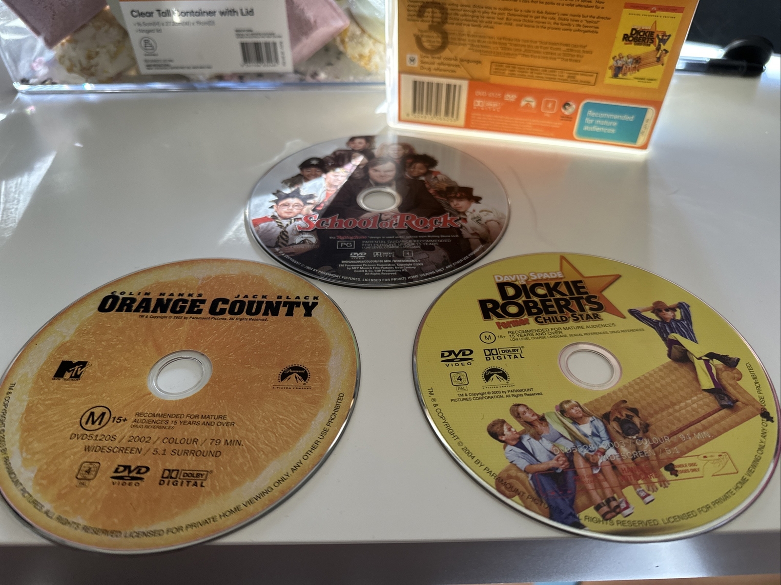 School of Rock / Orange County / Dickie Roberts (R4 DVD 2005, 3-Disc ...