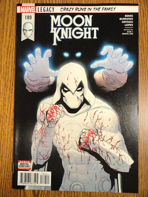 Moon Knight #189 Bemis Burrows VF + Crazy Taille dans Le Famille Mr ...