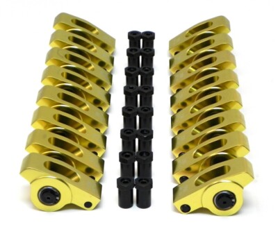 SBC Small Block Chevy 327 350 400 Aluminum Roller Rockers Arms Kit 1.5 ...