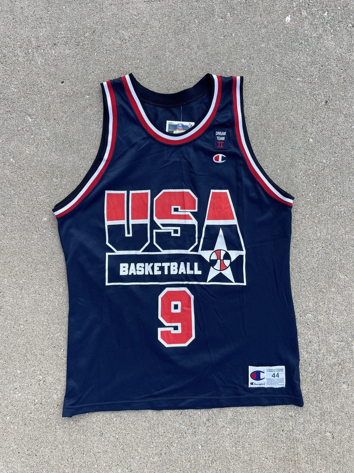 VINTAGE 1996 DAN MAJERLE USA DREAM TEAM II CHAMPION JERSEY sz 44 ...