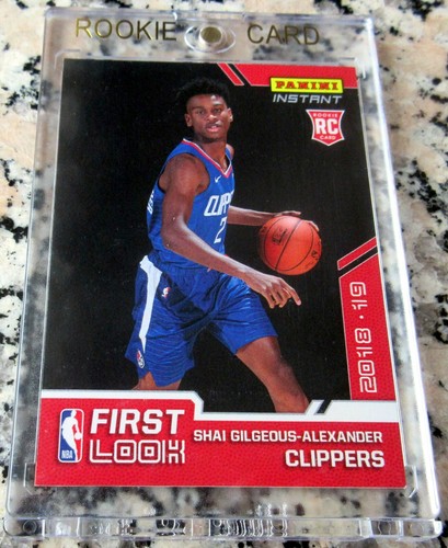 SHAI GILGEOUS ALEXANDER 2018 Panini Instant SP Rookie Card RC Logo /76 ...
