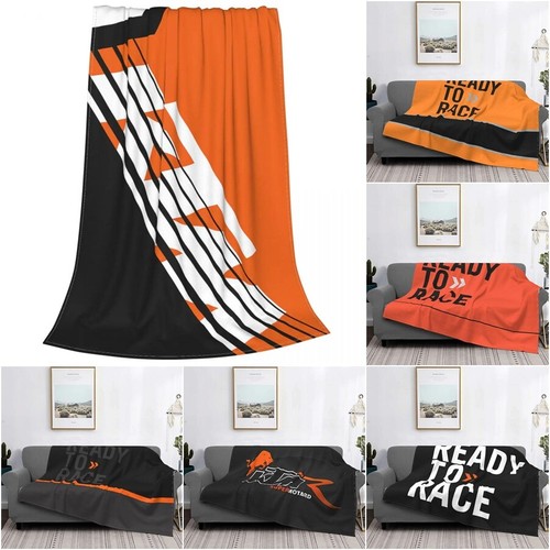 KTM Ready to Race Blanket Comfort Sofa Bed Throw Rug Bedspread Flannel ...