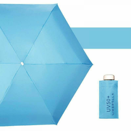 Umbrella Mini Pocket Parasol Anti-UV Sun Windproof Protection 5-Folding ...