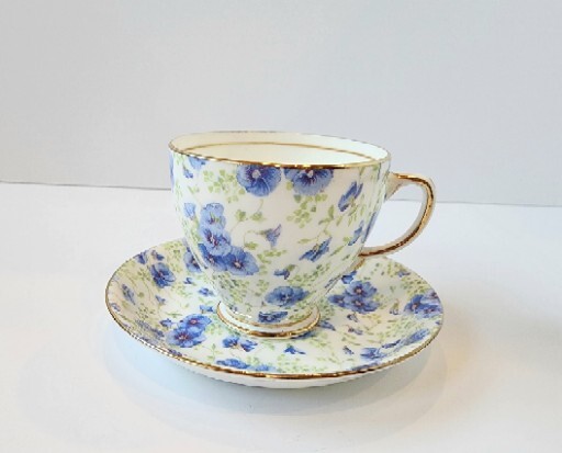 Vintage Sampson Smith Old Royal Bone China Tea Cup & Saucer Made In England 1109 | eBay