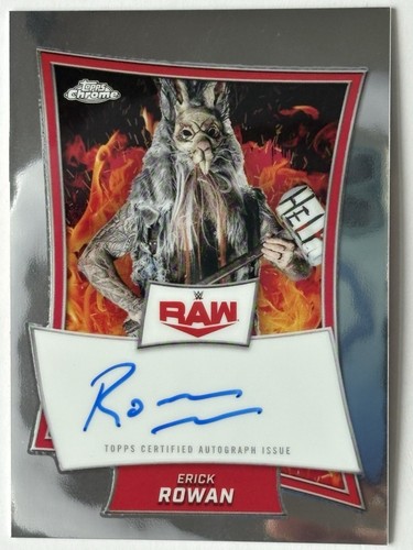 2025 Topps Chrome WWE Erick Rowan Red Brand Auto #RBA-ERK Rambling ...