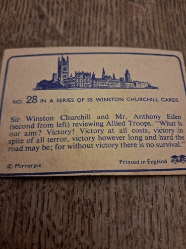 Old Winston Churchill Card | eBay UK