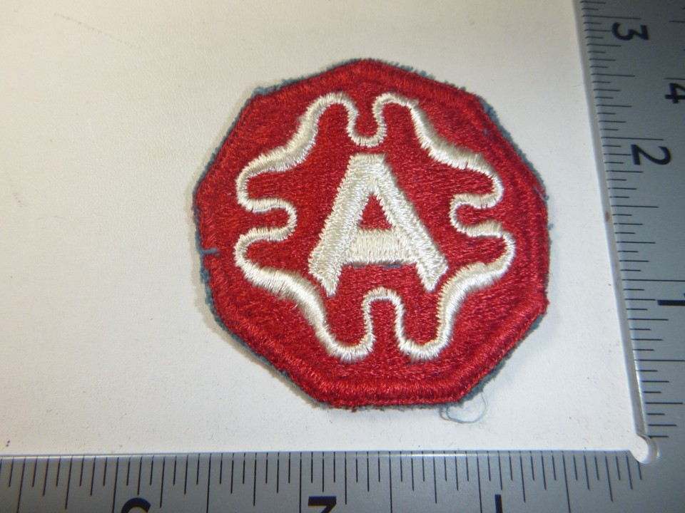 A World War 2 U S Army 9th Army Cut Edge White Back Patch | eBay