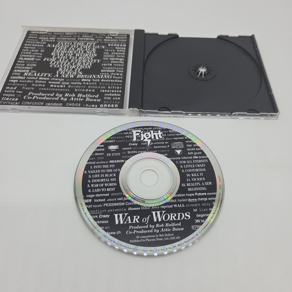 FIGHT CD Lot of 3 War Of Words / A Small Deadly Space / Mutations - Rob ...