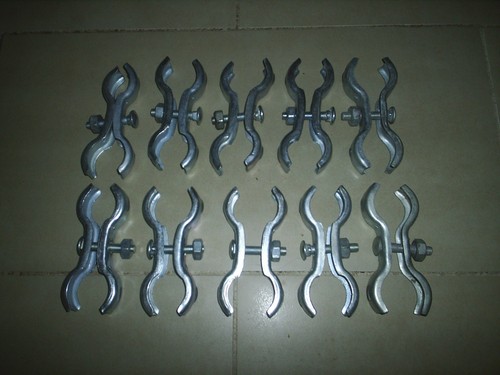 Heras Fence Panel Clips. 10 Site Fencing Coupler Brackets Temporary Fence Clamps | eBay UK