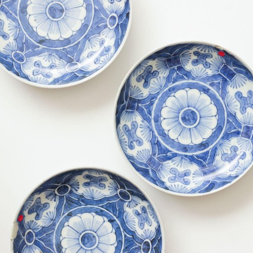 Set piatti piccoli Kintsugi antichi Imari - 3 pezzi, periodo Edo ...