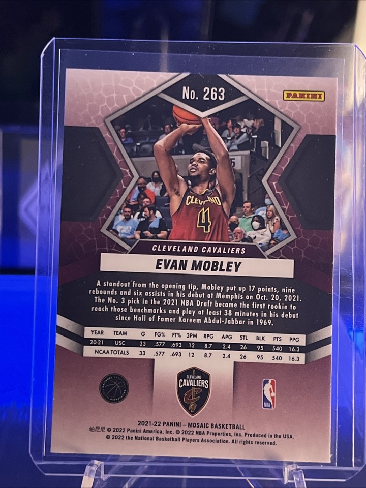 2021-22 Mosaic Basketball Evan Mobley Rookie Card | eBay