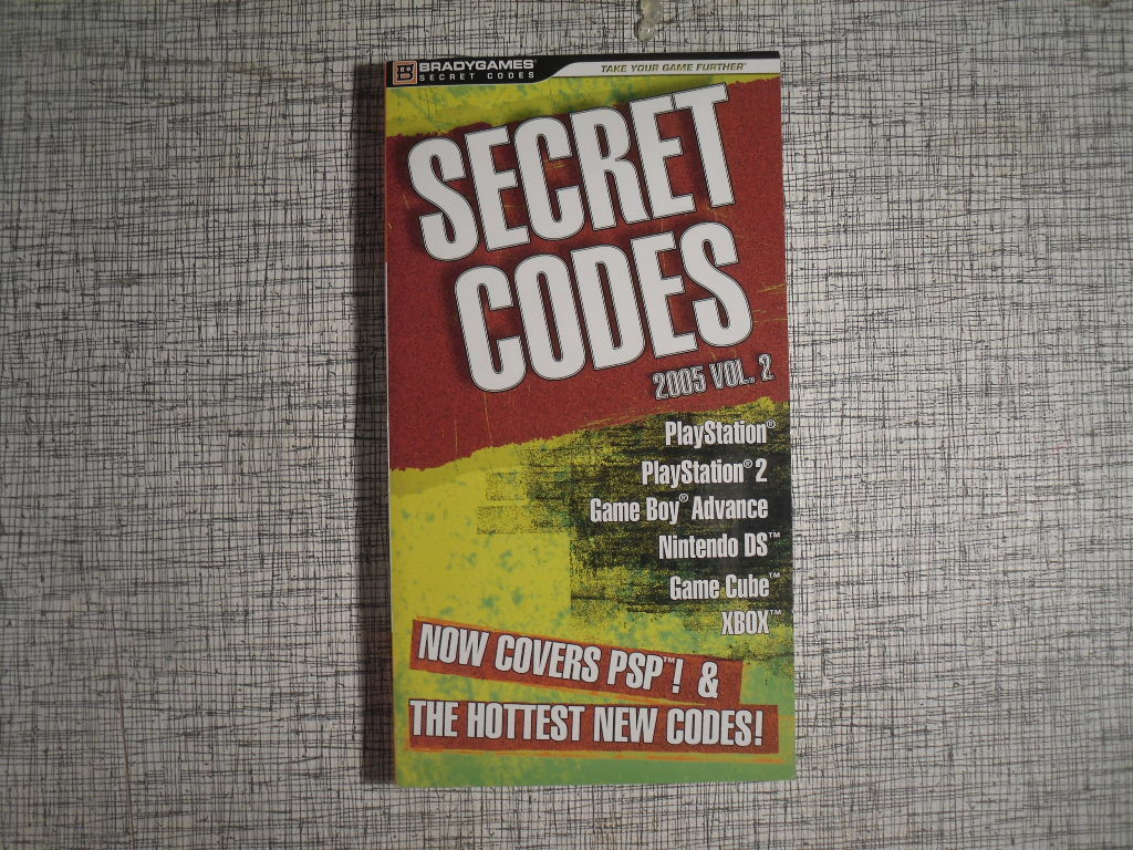 Bradygames Secret Codes Vol 2 2005 for PSX, PS2, GBA, Xbox, GameCube ...