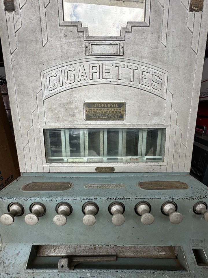 Vintage 1930’s Art Deco Rowe “Aristocrat” Cigarette Vending Machine w ...