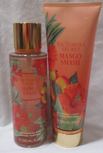 Victoria's Secret Fragrance Mist & Lotion Set Lot of 2 MANGO SMASH ...