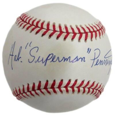 Art Pennington Signed OAL Baseball Negro League Chicago American Giants ...