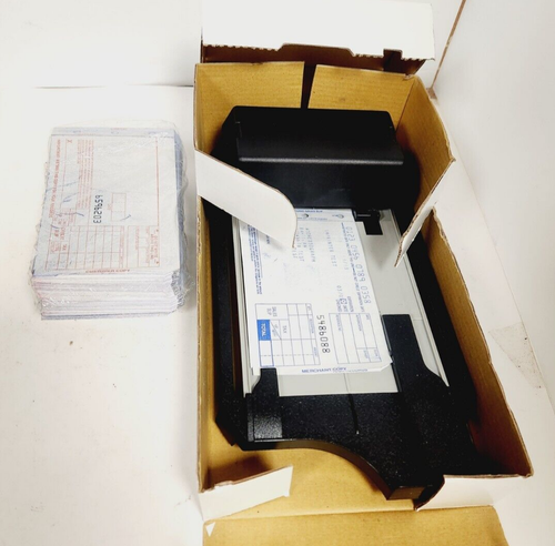 ADDRESSOGRAPH BARTIZAN CREDIT CARD IMPRINTER FLATED MODEL 4850 NEW OPEN ...