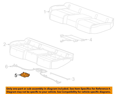 GM OEM 19-23 XT4 Seats Tracks Rear Seat Components-Module 13529568 | eBay