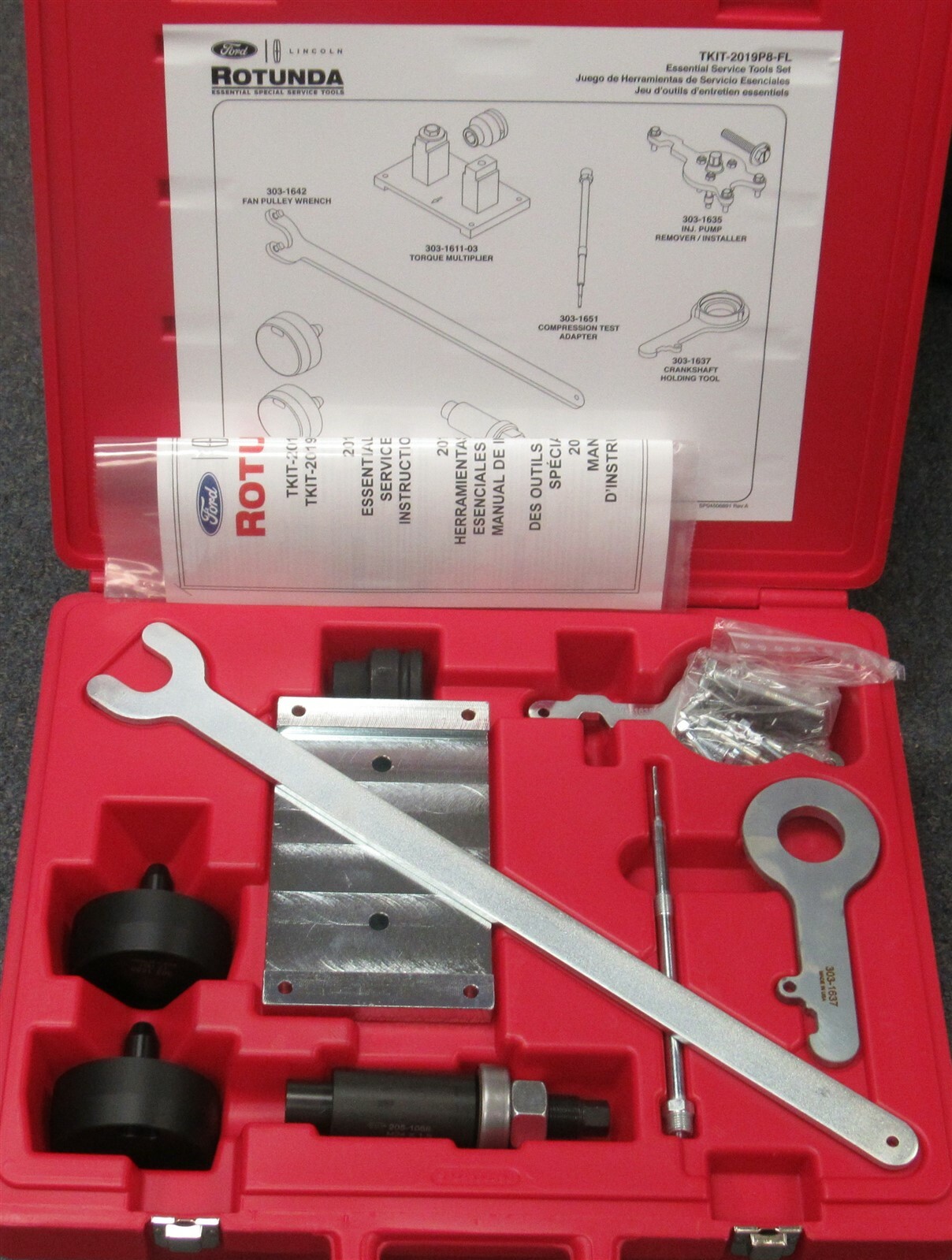 New Ford TKIT-2019P8-FL OTC Rotunda BI-Turbo Transit 2.0L Diesel Tool ...