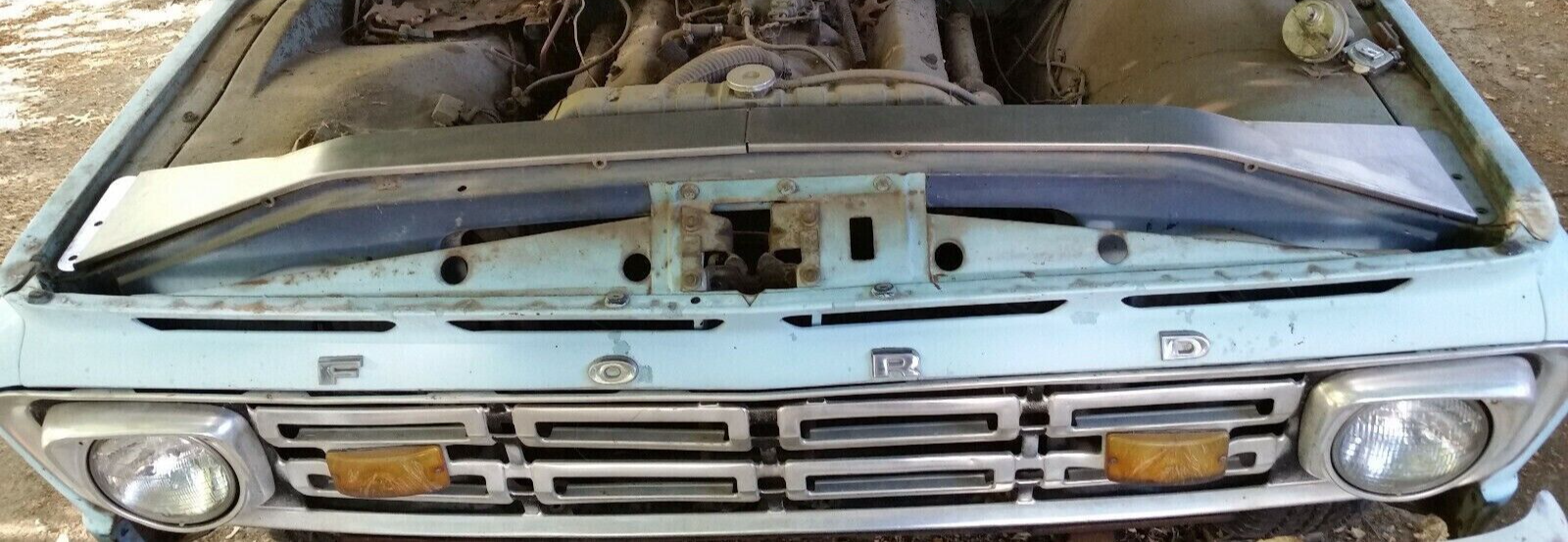 1961 1962 1963 1964 1965 1966 Ford F100 Truck Radiator Support Cover ...