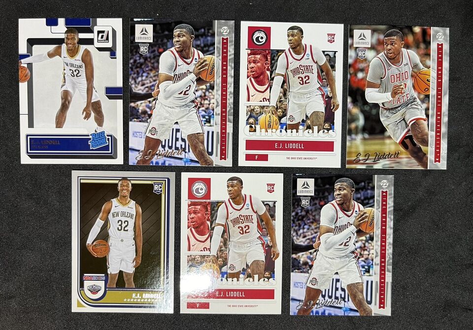 E.J. Liddell Rookie Card Lot (17) New Orleans Pelicans | eBay