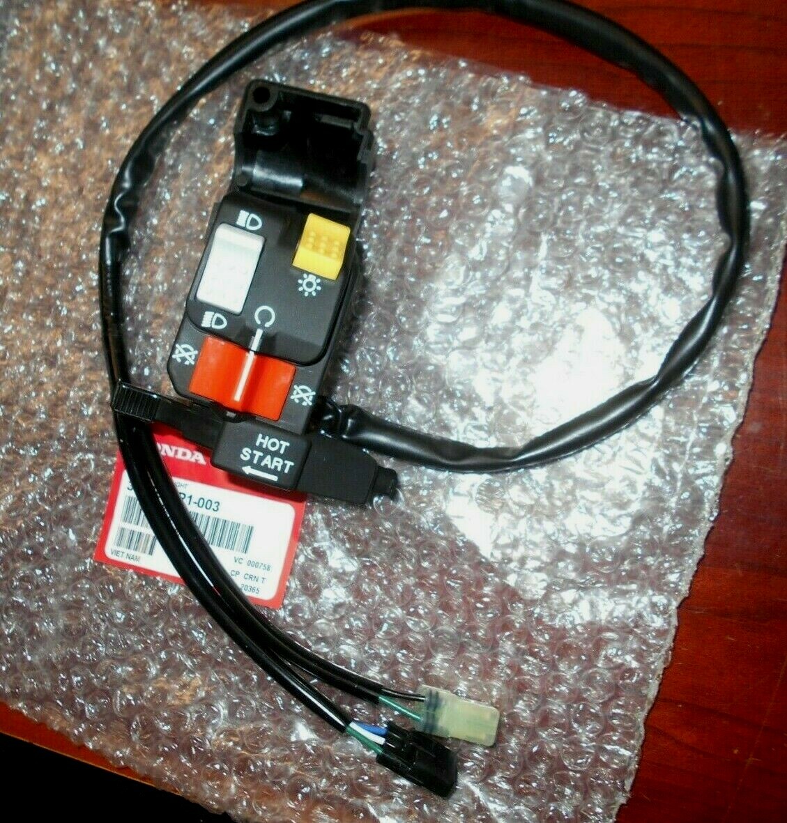 HONDA TRX 450R TRX450R HOT START, LIGHT ON/OFF HANDLEBAR SWITCH 35200 ...