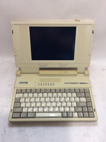 VINTAGE Zenith SuperSport 386SLe Laptop UNTESTED -PP | eBay