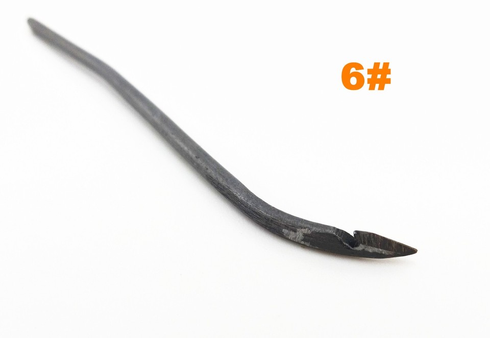 6pc 6# Leather Craft Shoemaker Cobbler Sewing Stitching Hook Awl Needle ...