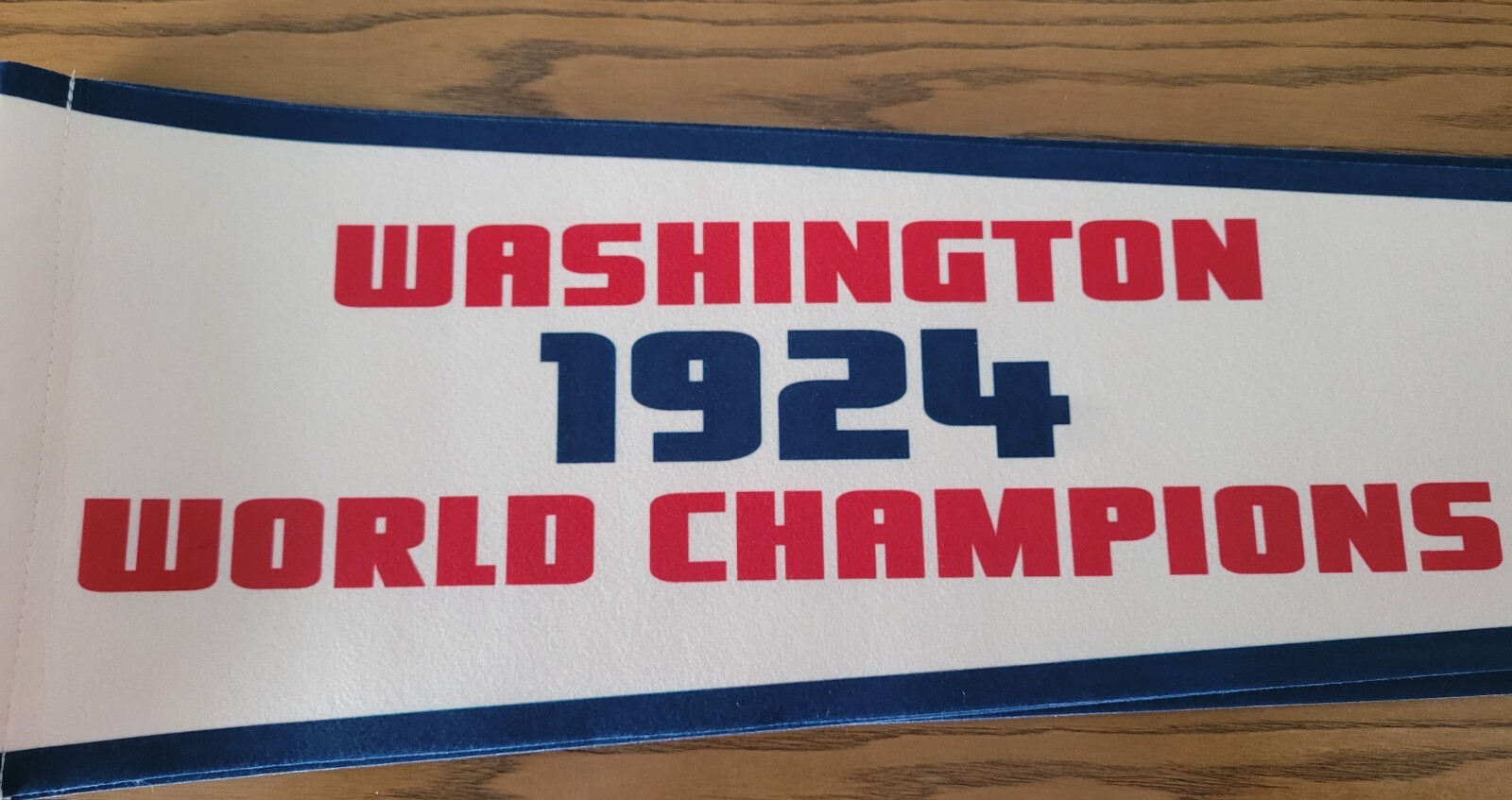 2024 WASHINGTON NATIONALS PENNANT - SGA Senators 1924 Championship ...