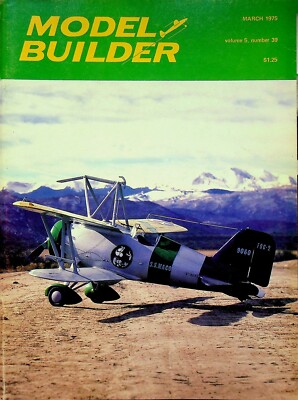 Vtg. The Model Builder Magazine March 1975 m2303 | eBay