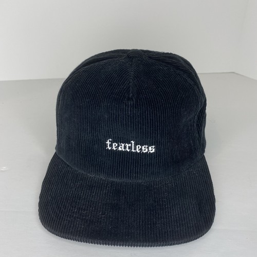 Fearless Desperation Black Corduroy SnapBack Trucker Hat Baseball Cap ...