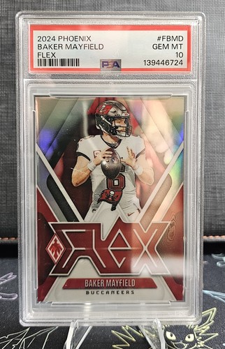 Gem Mint PSA 10 - 2024 Panini Phoenix Baker Mayfield FLEX case hit Tampa Bay | eBay UK