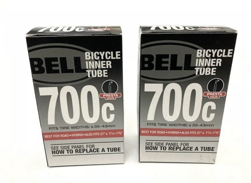 Lot of 2 | Bell 700c x35-43mm Bicycle Inner Tube Presta Valve Road ...