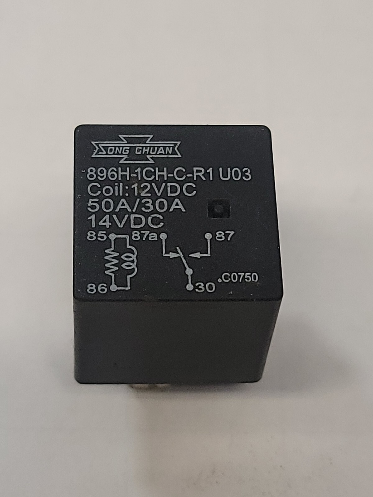Song Chuan 14VDC 896H-1CH-C-R1 U03 14VDC 50A/30A relay automotive | eBay