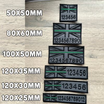 Medical Paramedic NHS Green Morale Patch Custom Personalised Official ...