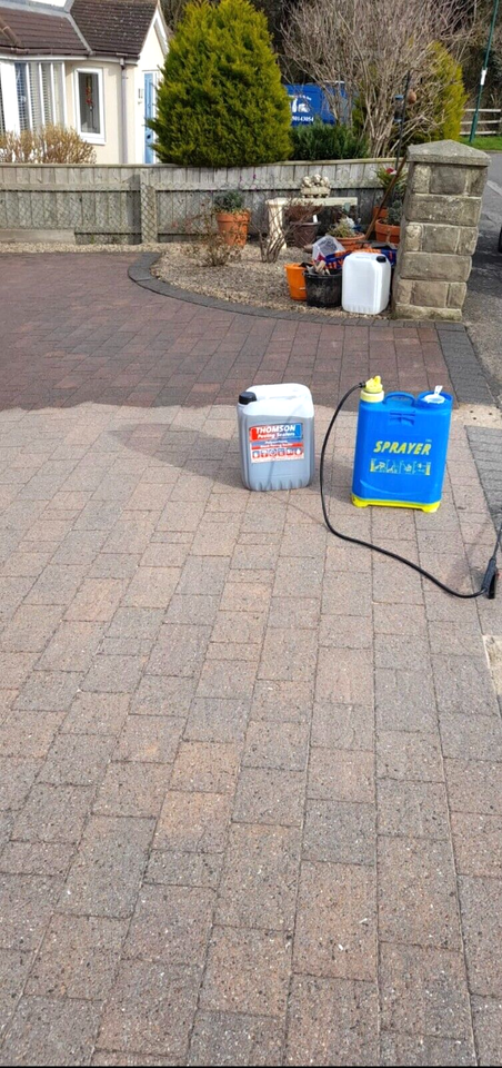 THOMSON Wet look driveway sealer block paving /patio sealant 20ltrs ...