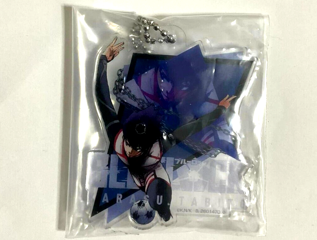 Blue Lock Original Art Mini Acrylic Keychain Strap Tabito Karasu Soccer ...