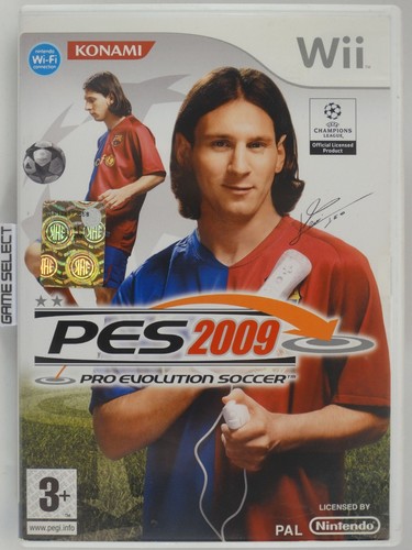 PRO EVOLUTION SOCCER 2009 PES NINTENDO WII WIIU U PAL - ORIGINAL ...