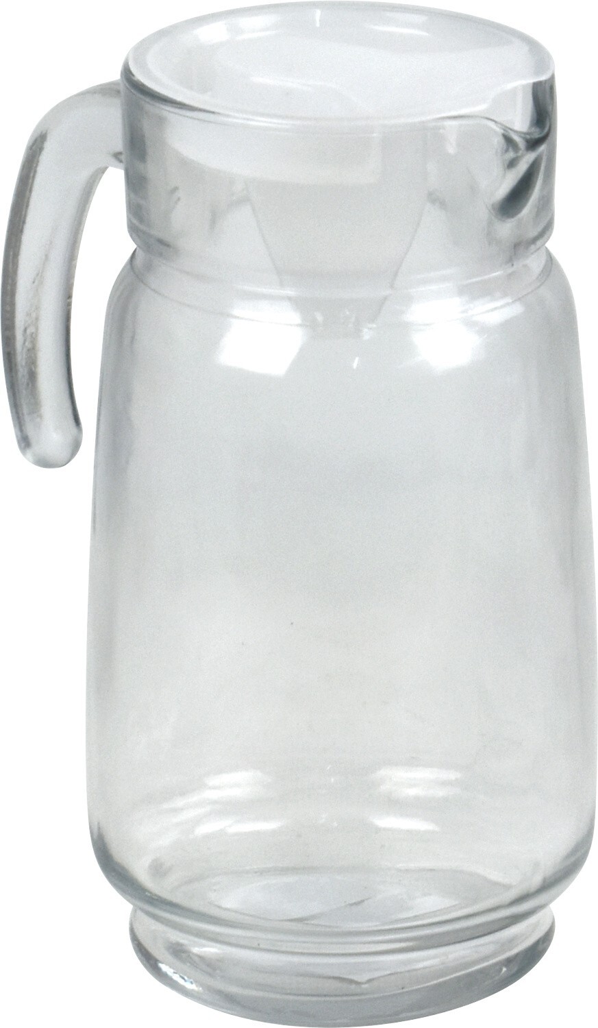 JUG Clear Thick Transparent Glass Serving Table Jug with Lid 1.5L | eBay UK