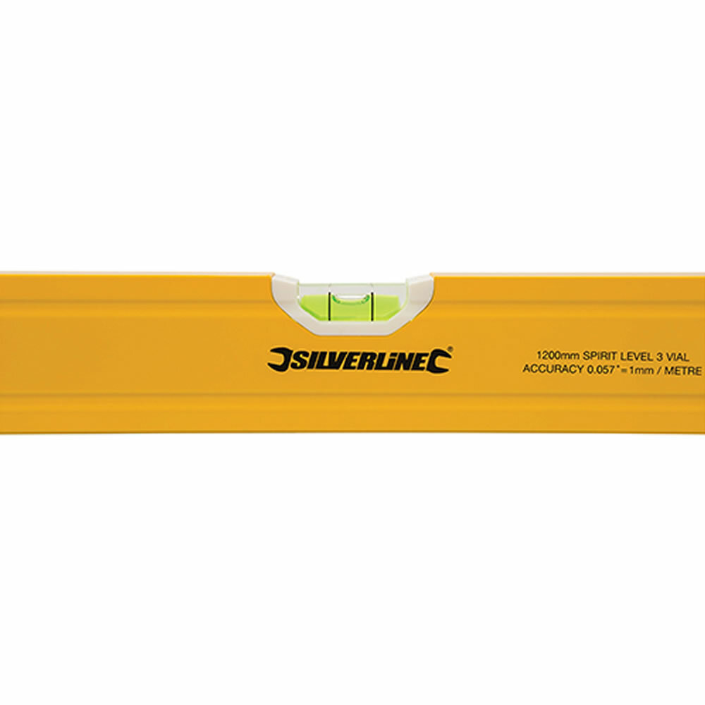 Spirit Level 1200mm Aluminium Professional Builders Ruler DIY Long ...